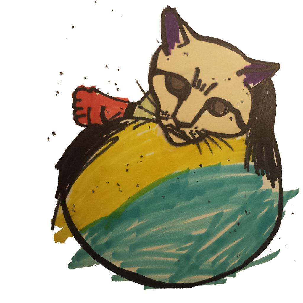 30-day minimalist cat drawing challenge - Stone Soup Creative